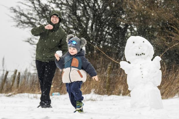 Pictures - Fun and disruption after heavy weekend snow in North Yorkshire