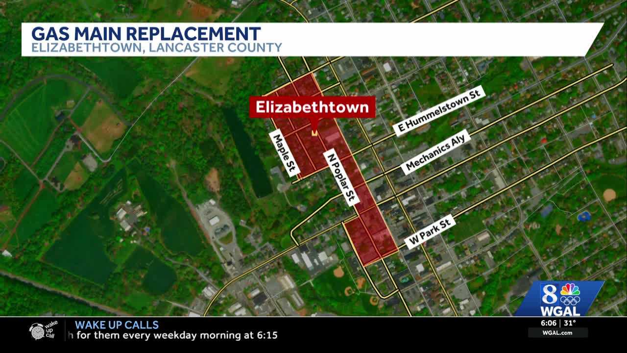 Crews install new gas main in Elizabethtown | Schedule, map