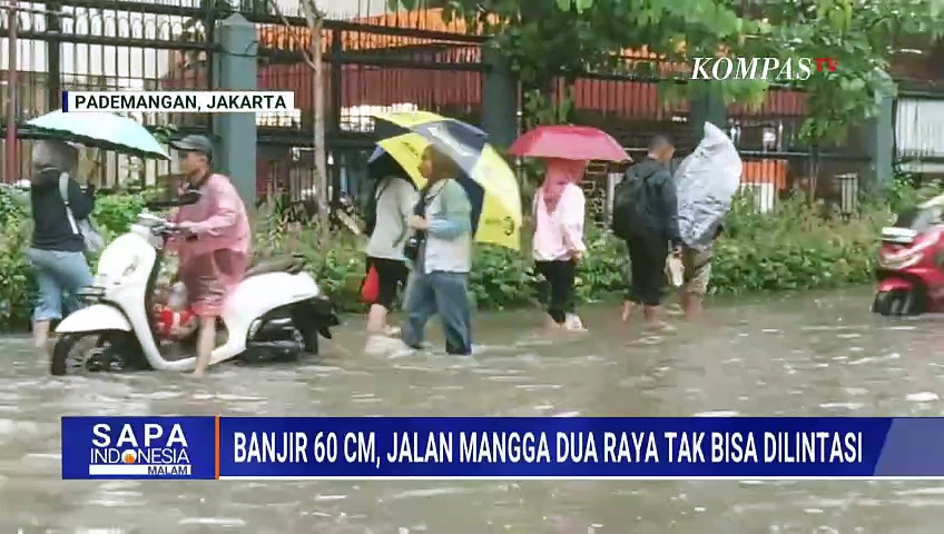 Banjir rendam Pademangan hingga Cengkareng, sejumlah ruas jalan di ...