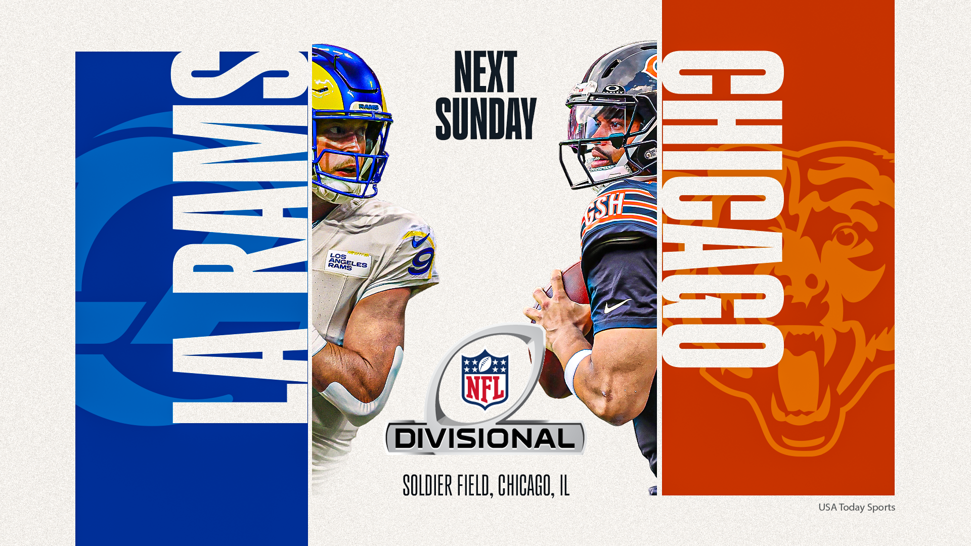 NFL divisional round schedule: Rams-Bears date revealed, time TBD