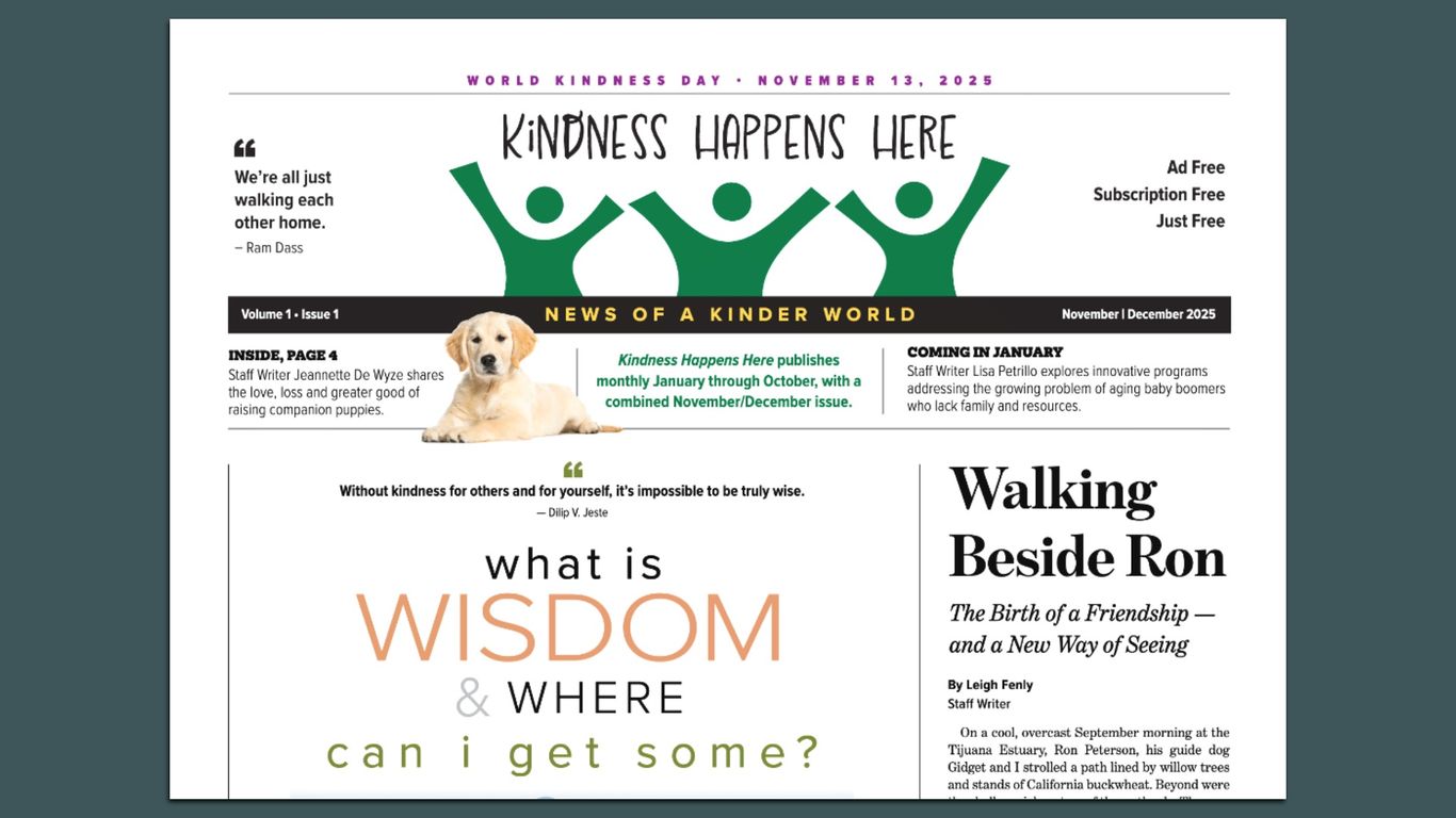 This San Diego news site is focused only on kindness