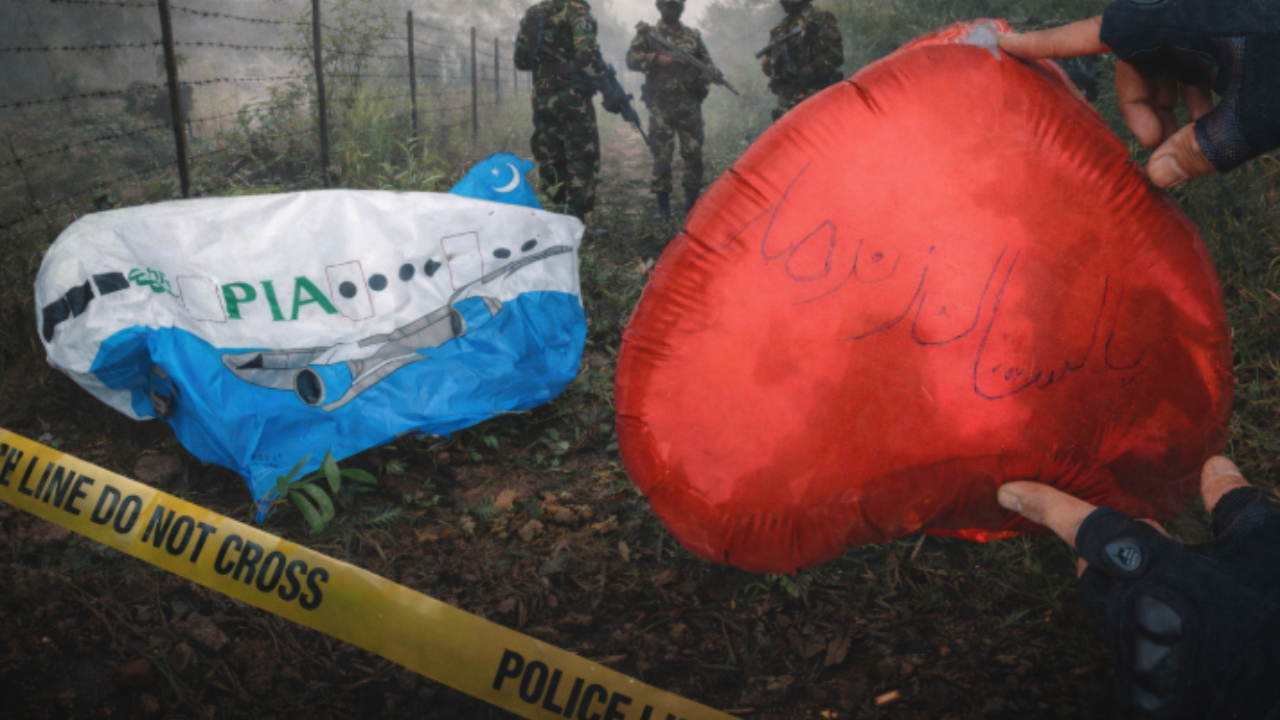 'Pakistan Zindabad' balloon found in J&K's Samba after 'PIA' in Kathua ...