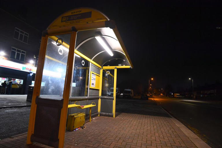 Extensive measures in place after bus set on fire and driver assaulted