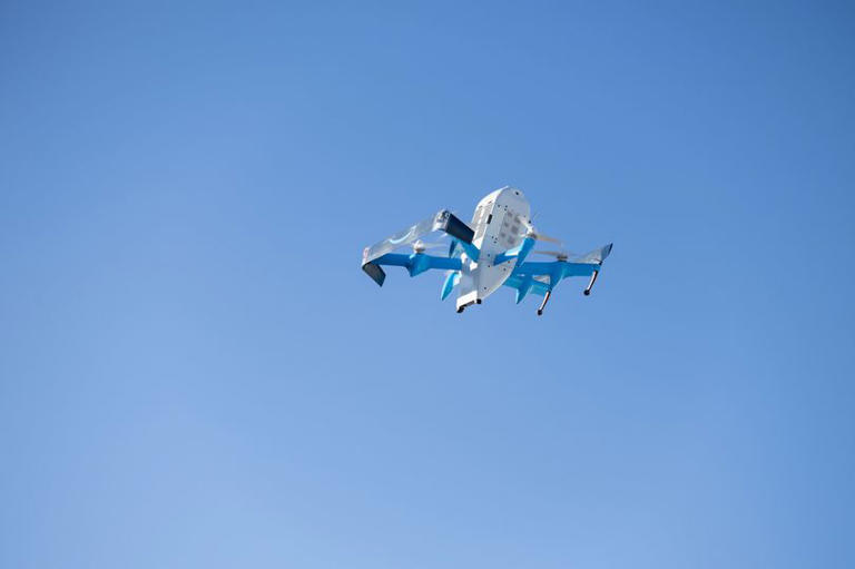 Amazon starts drone trial test flights in Darlington ahead of UK ...