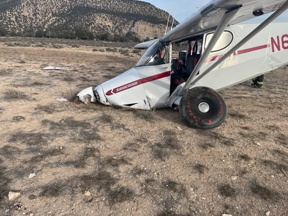 Pilot walks away from plane crash with minor cut in Colorado