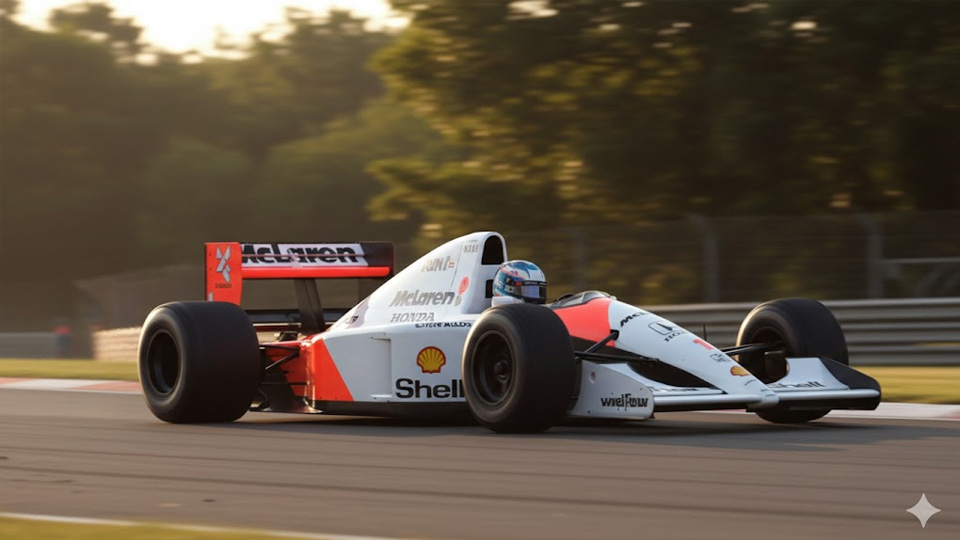 Legendary F1 cars screaming up the hill