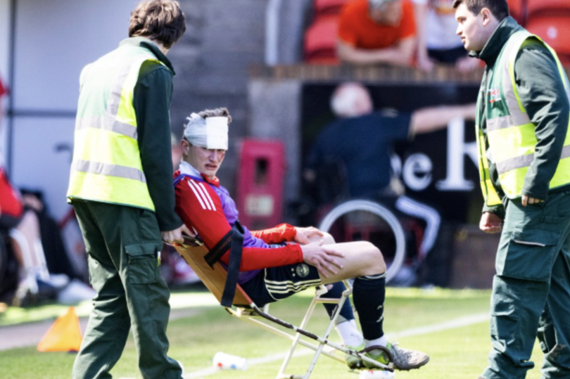 Aberdeen ultra jailed for chair attack on player Jack MacKenzie