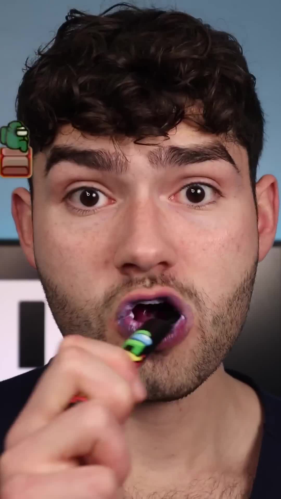 Among Us toothbrush #shorts