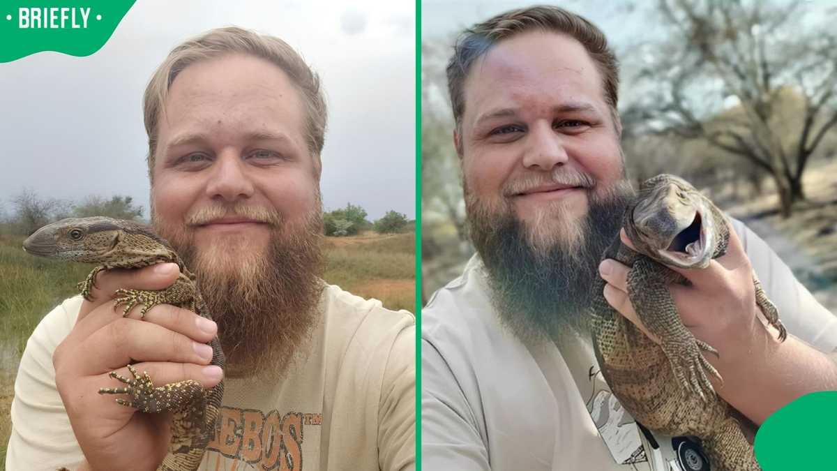 "Both are dangerous": Afrikaner man enjoys alcoholic beverage with a cobra