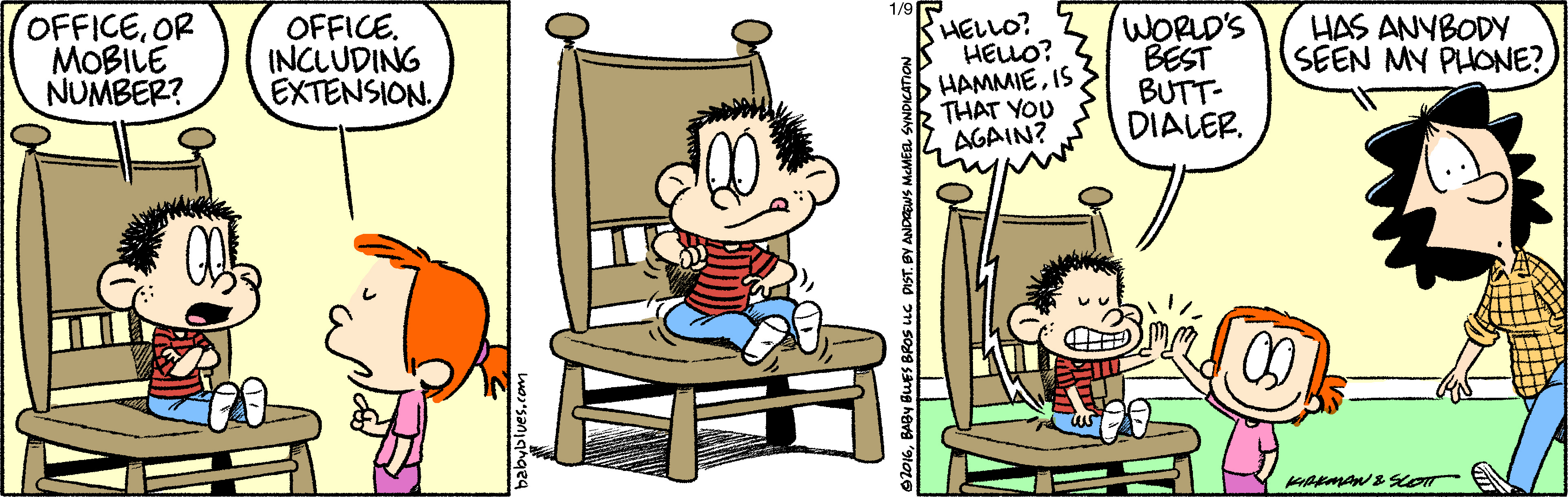 Baby Blues by Rick Kirkman and Jerry Scott