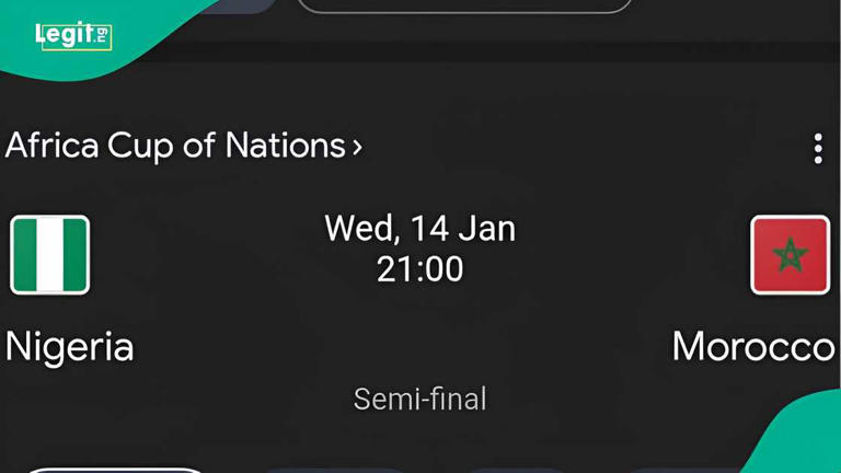 AFCON 2025: Pastor tells AI to predict score for Nigeria vs Morocco ...