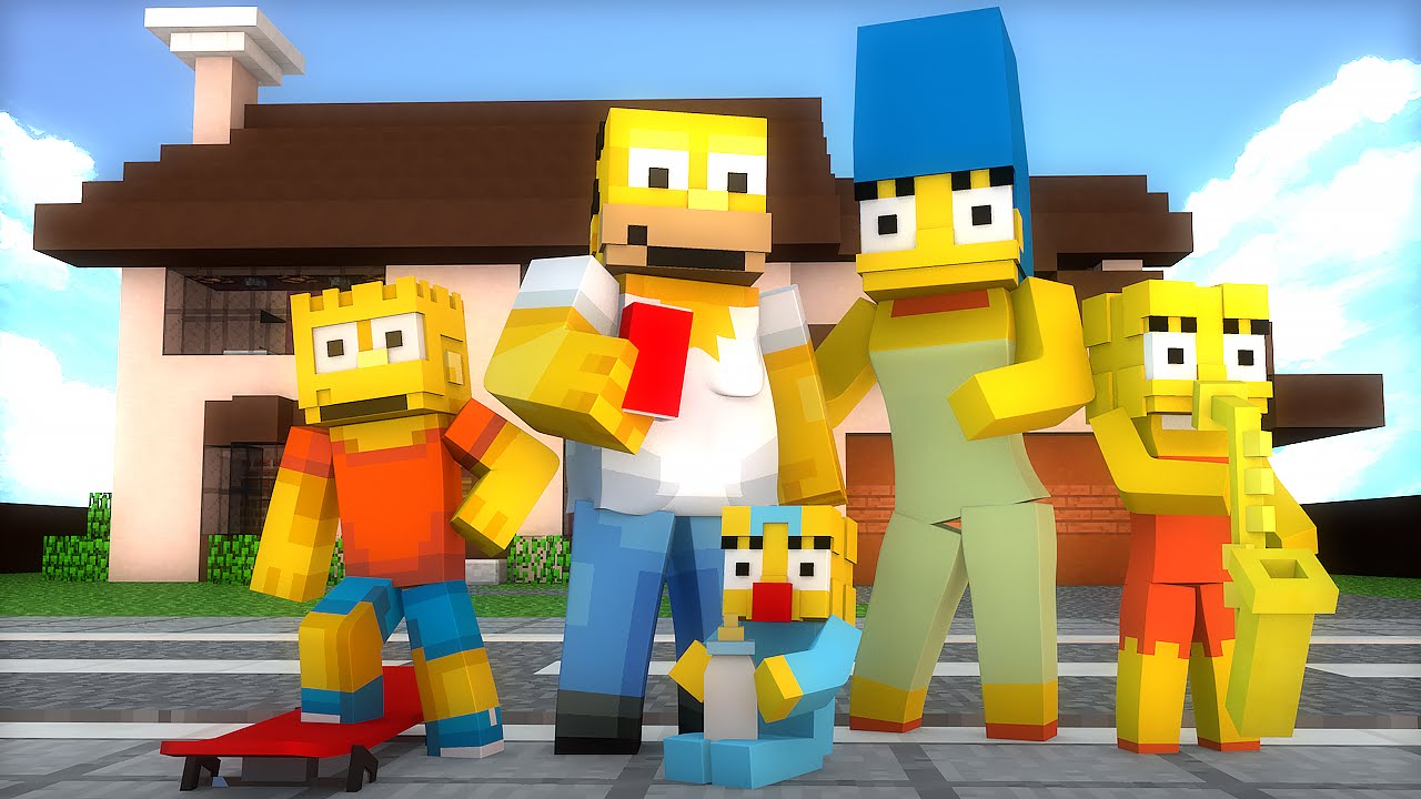 Minecraft: Os Simpsons! (Build Battle)