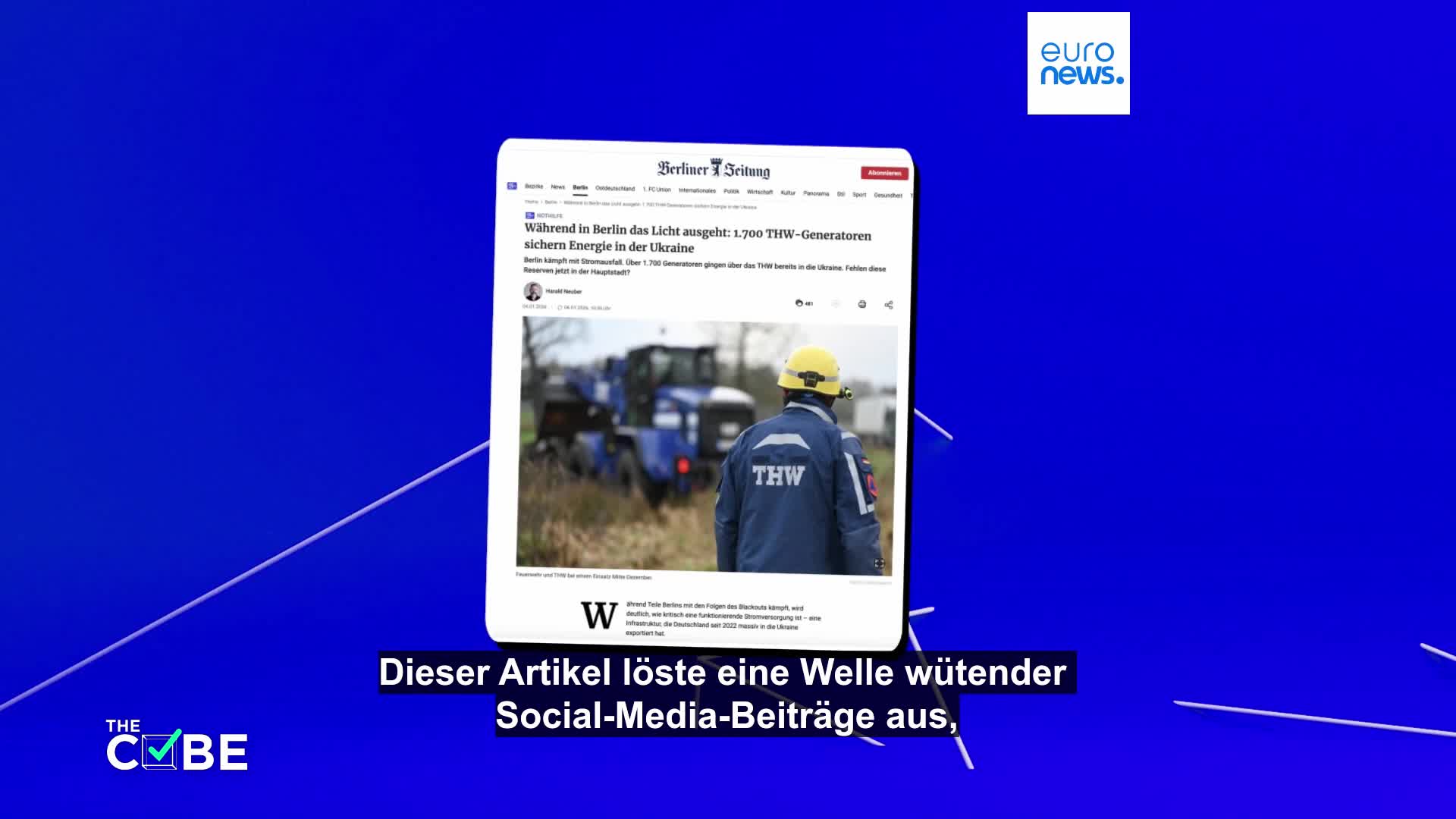 Faktencheck: Hat Deutschland alle Notstromaggregate in die Ukraine ...