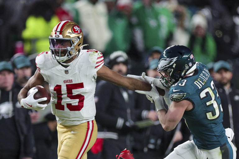 The defense propped the Eagles up all season. On Sunday, it bent, broke and the 49ers advanced.
