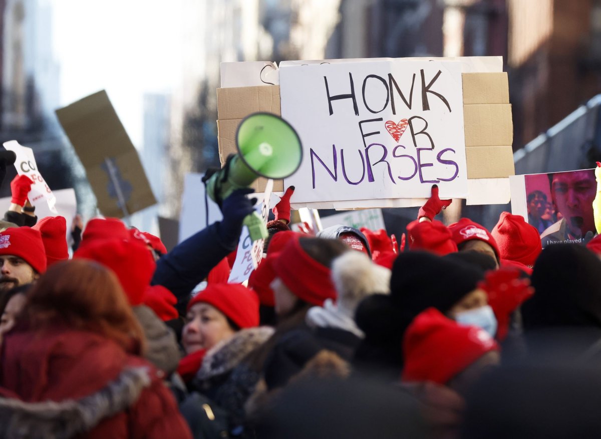 Nurses strike in New York City, seeking new contract
