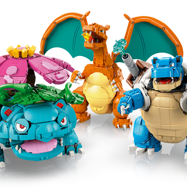 LEGO | Nova colecção oficial de Pokémon com Pikachu, Eevee, e Charizard ...