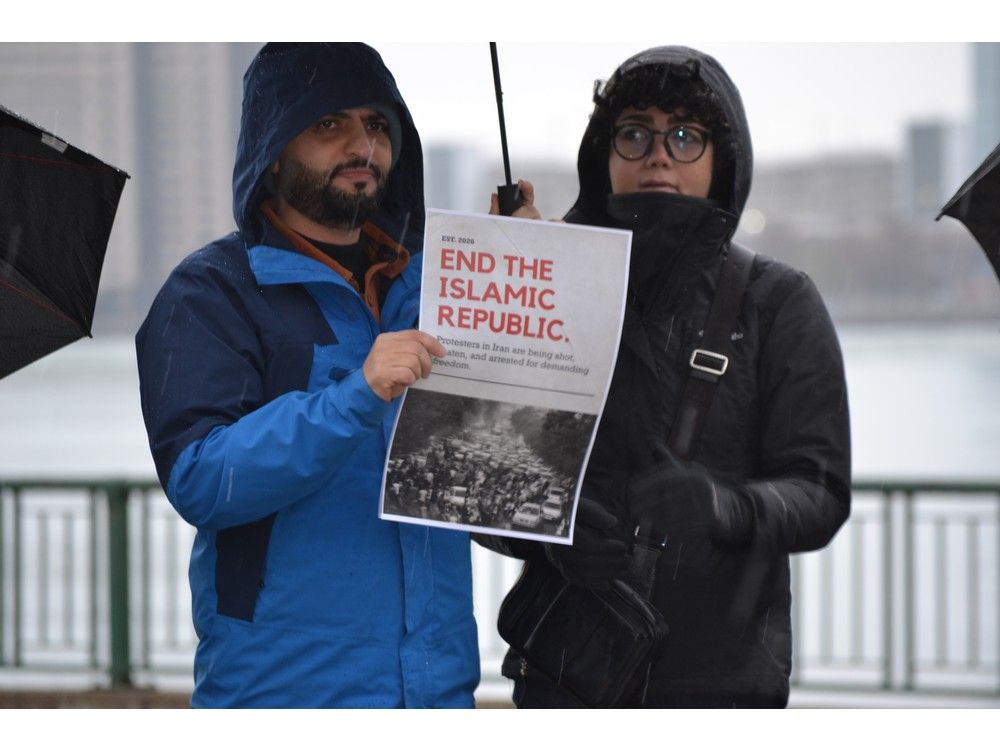 Windsor protestors decry Iran's oppressive regime