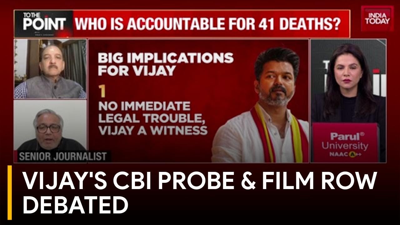Actor Vijay's political future: Panel debates CBI probe, film ...