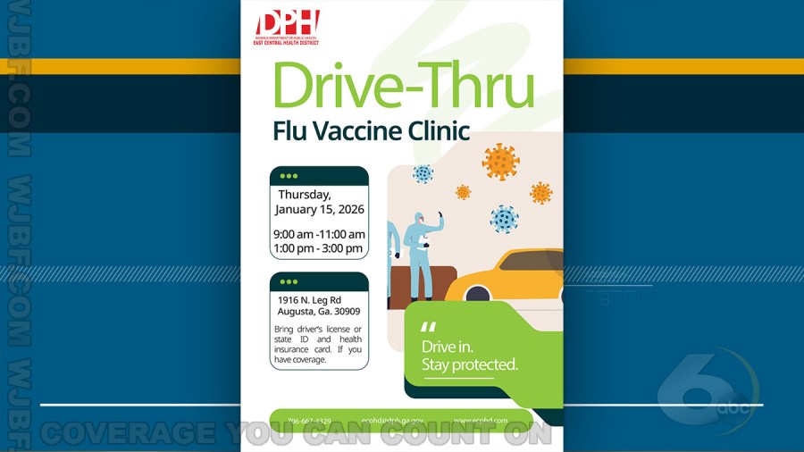 Health dept. offering drive-thru flu vaccine clinic