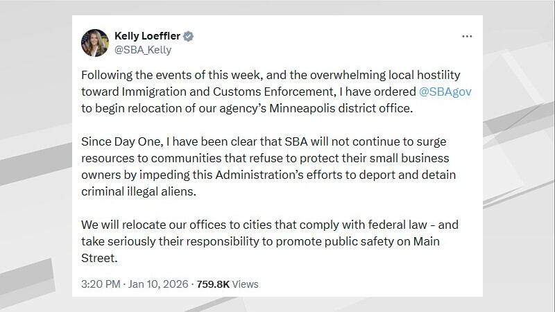 SBA to relocate Minneapolis district office