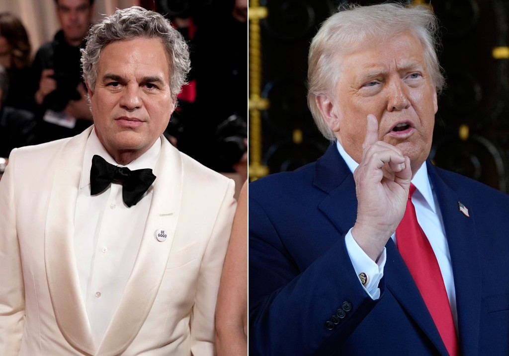 Mark Ruffalo protests ICE, calls Trump ‘worst human being’ at Golden Globes