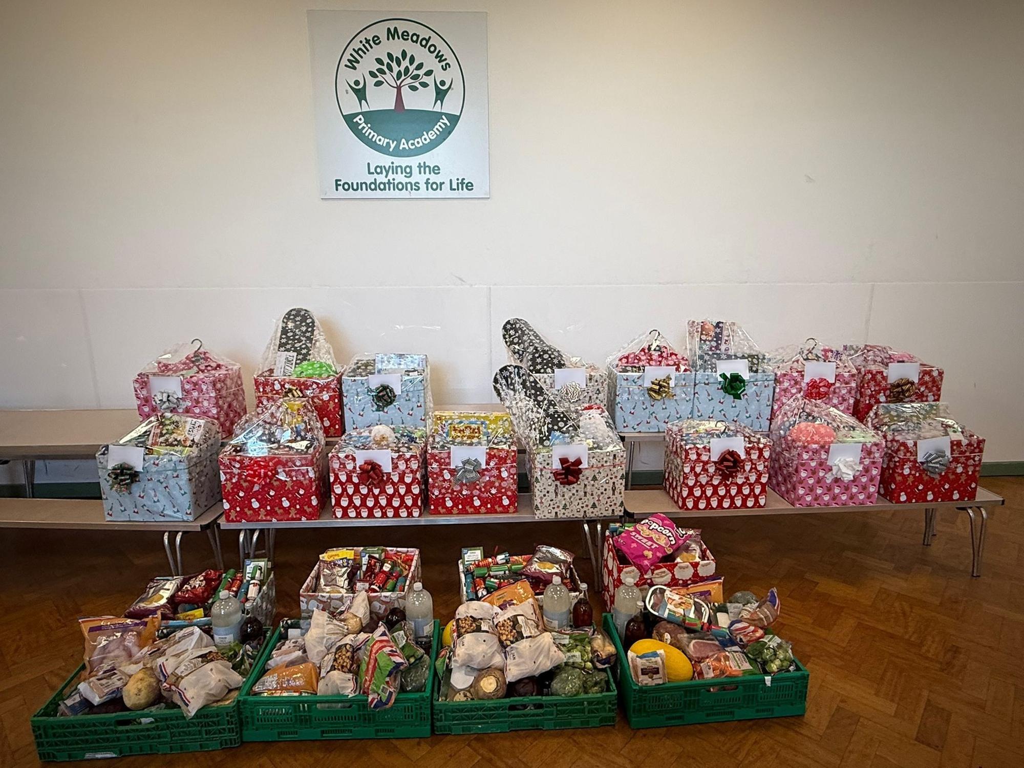 Freemasons support White Meadows Primary Academy Christmas appeal