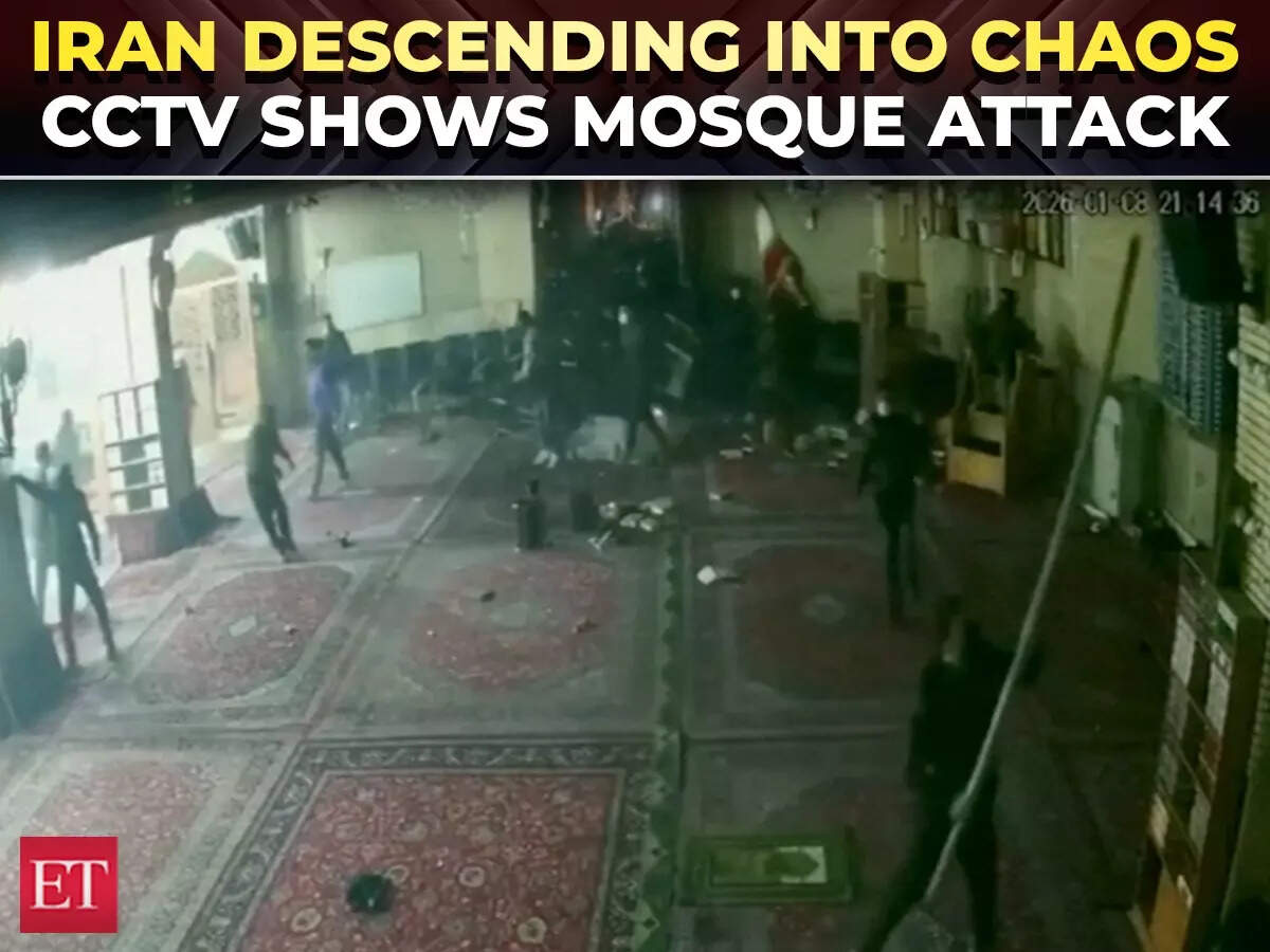 Iran protests: Tehran unrest turns ugly, CCTV captures mosque destroyed ...