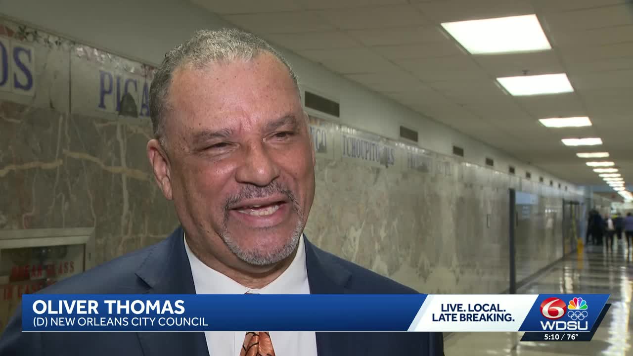 New Orleans City Council member Oliver Thomas reflects on decades-long ...