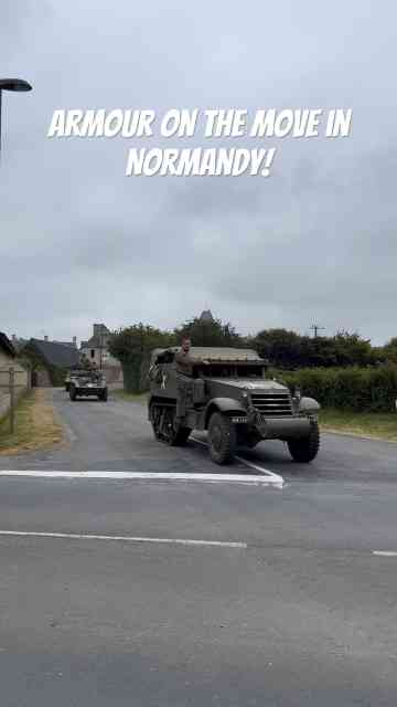 Armor on the move in Normandy