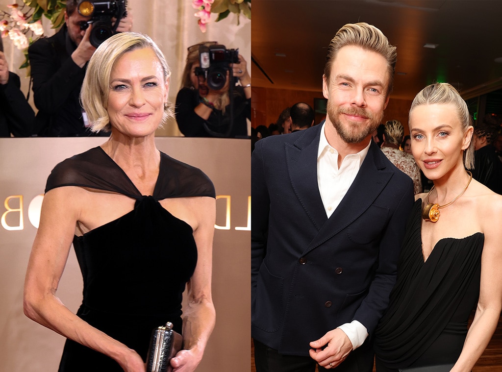Robin Wright thought Derek Hough, sister Julianne Hough were married