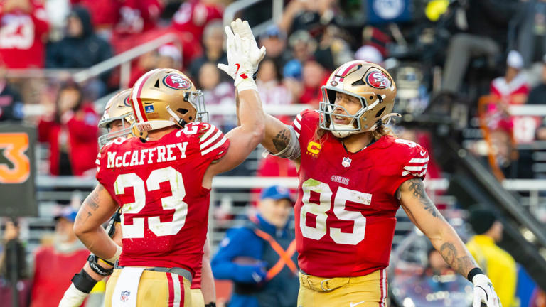 Christian McCaffrey: We're going to play for George Kittle the rest of ...
