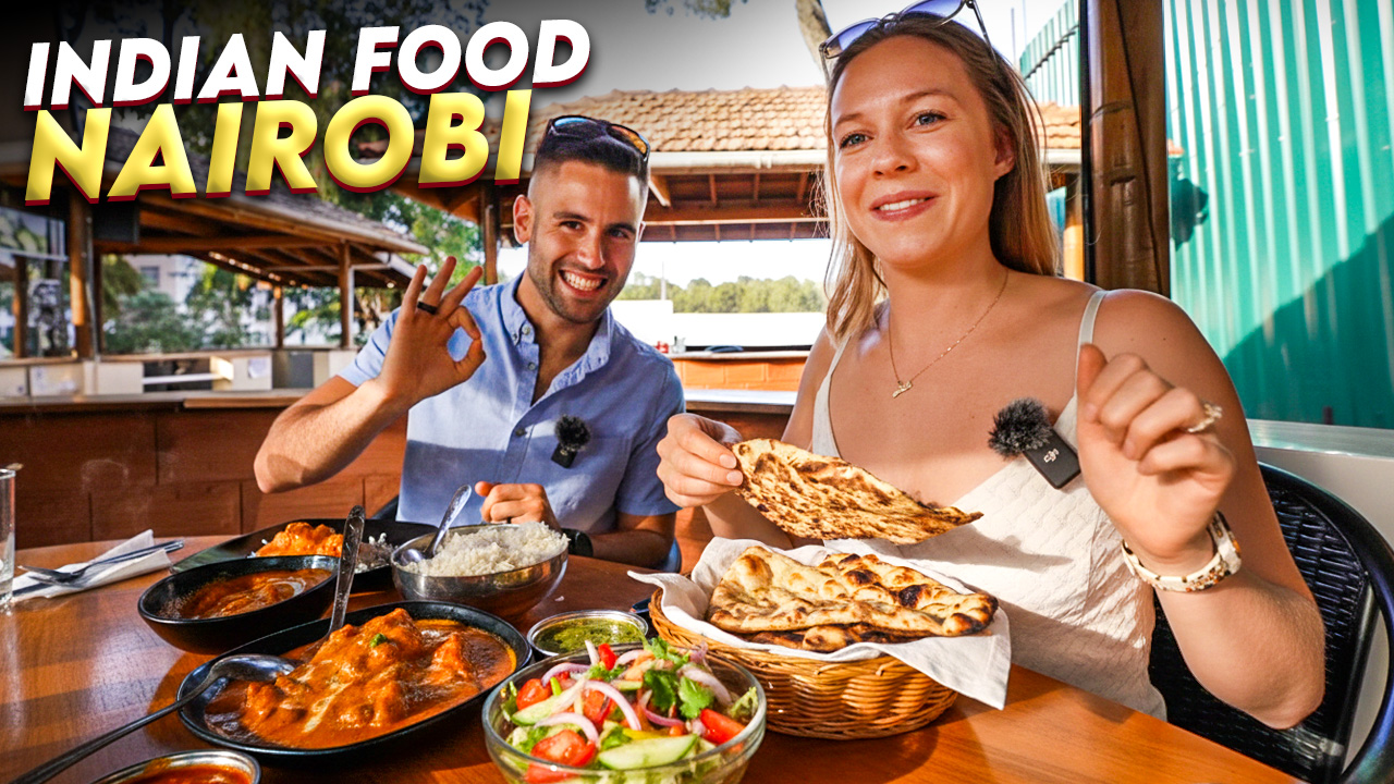 Mint Shack Nairobi Indian restaurant with a bar, TVs, and amazing naan