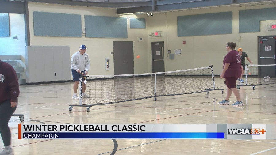 Champaign’s annual winter pickleball tournament sees record turnout