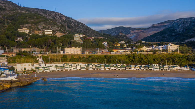 One of the best beaches just outside Barcelona is a picture-perfect gem ...