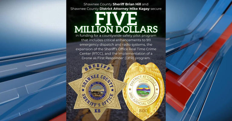 Shawnee County secures $5M for countywide safety pilot program