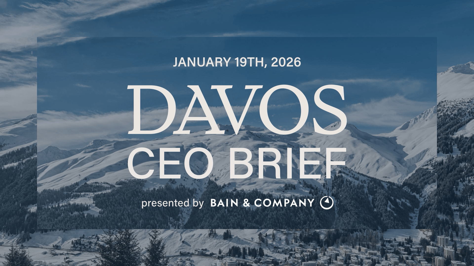 Davos CEO brief 2026
