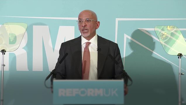 Ex-Tory chancellor Nadhim Zahawi defects to Reform UK
