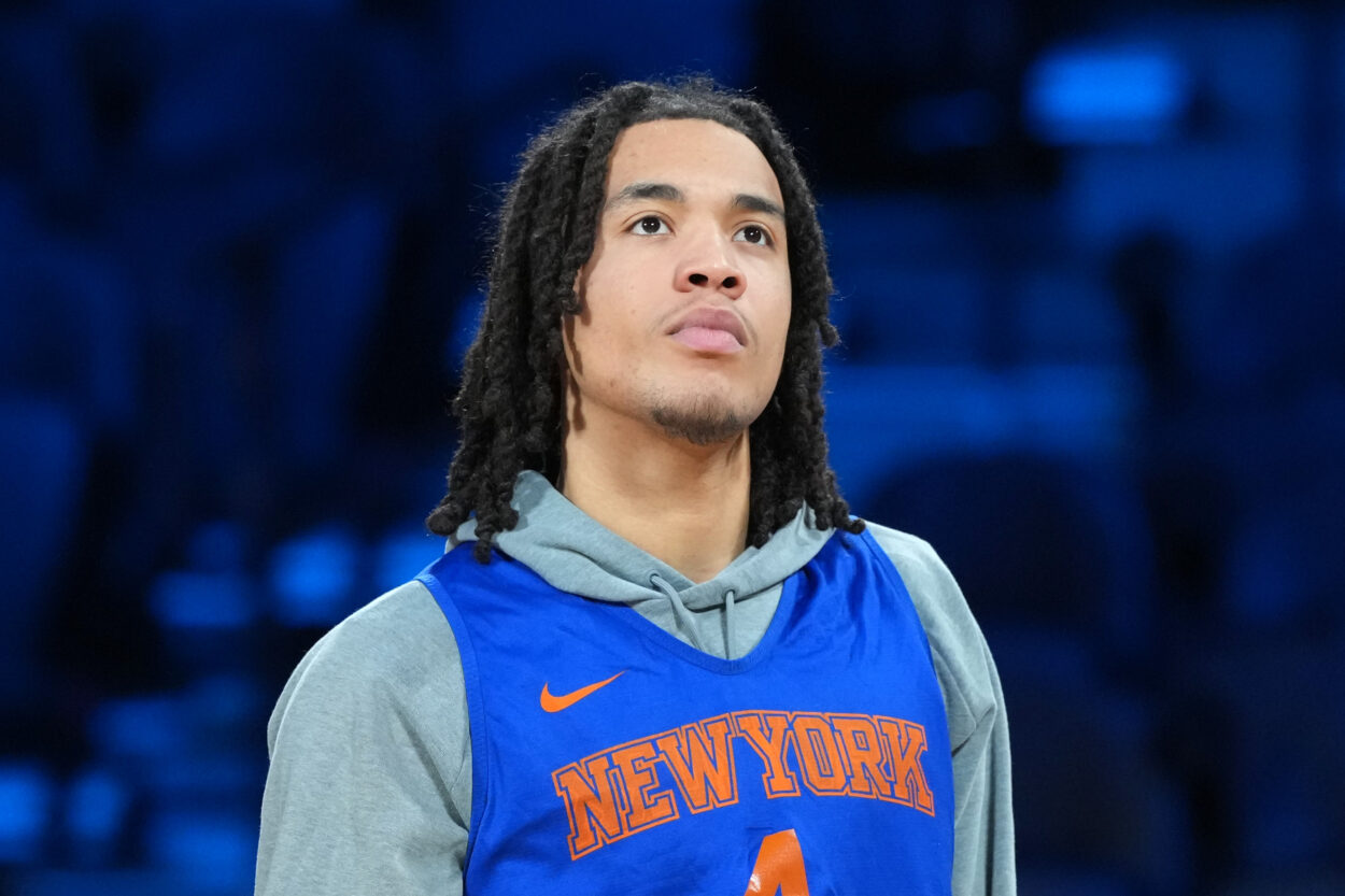 Report: Knicks shopping former 1st-round pick Pacome Dadiet ahead of ...