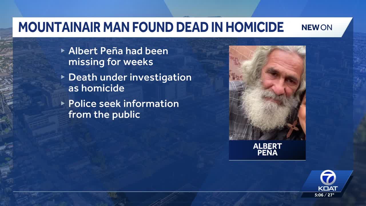 Missing man found dead in Mountainair