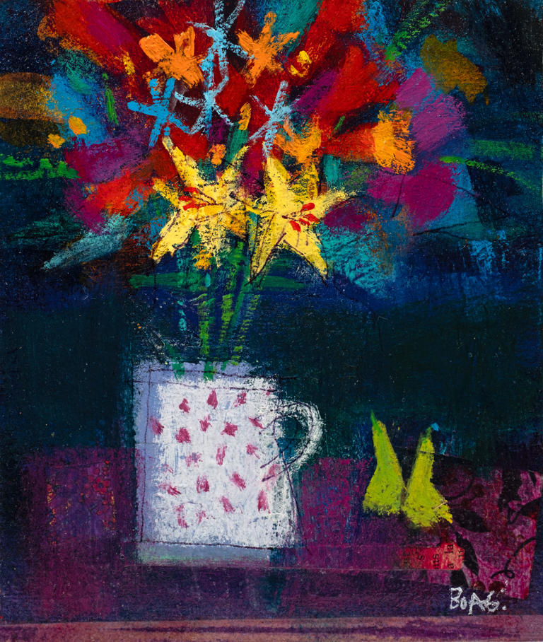 Inside Edinburgh's 'special' teeny tiny painting show at buzzy art gallery