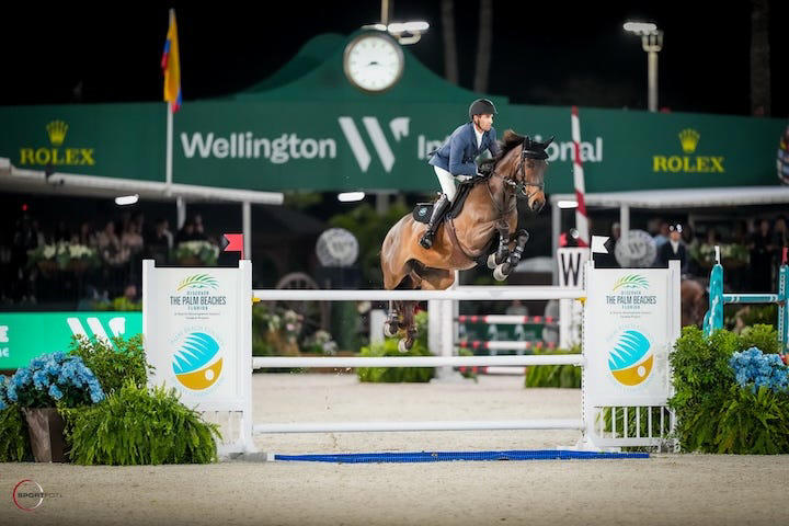 Spaniard wins first Saturday Night Lights at Winter Equestrian Festival