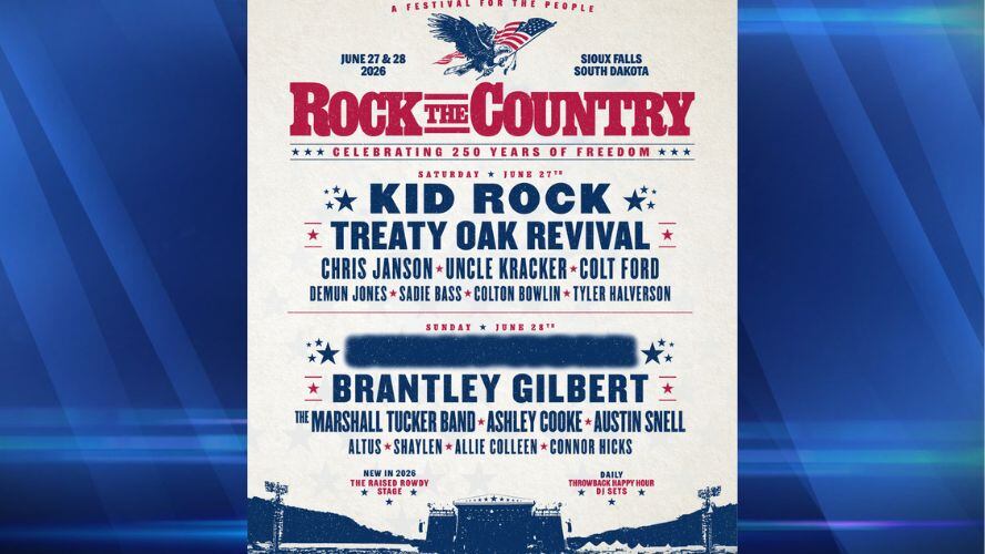 Rock the Country returning to Sioux Falls, celebrating US.’s 250th ...
