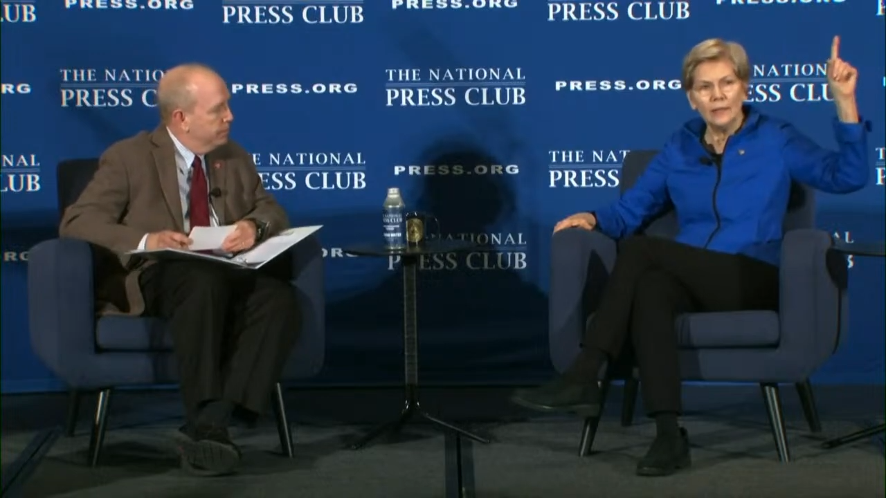 'That was his phrase': Elizabeth Warren calls out Trump on his bald ...