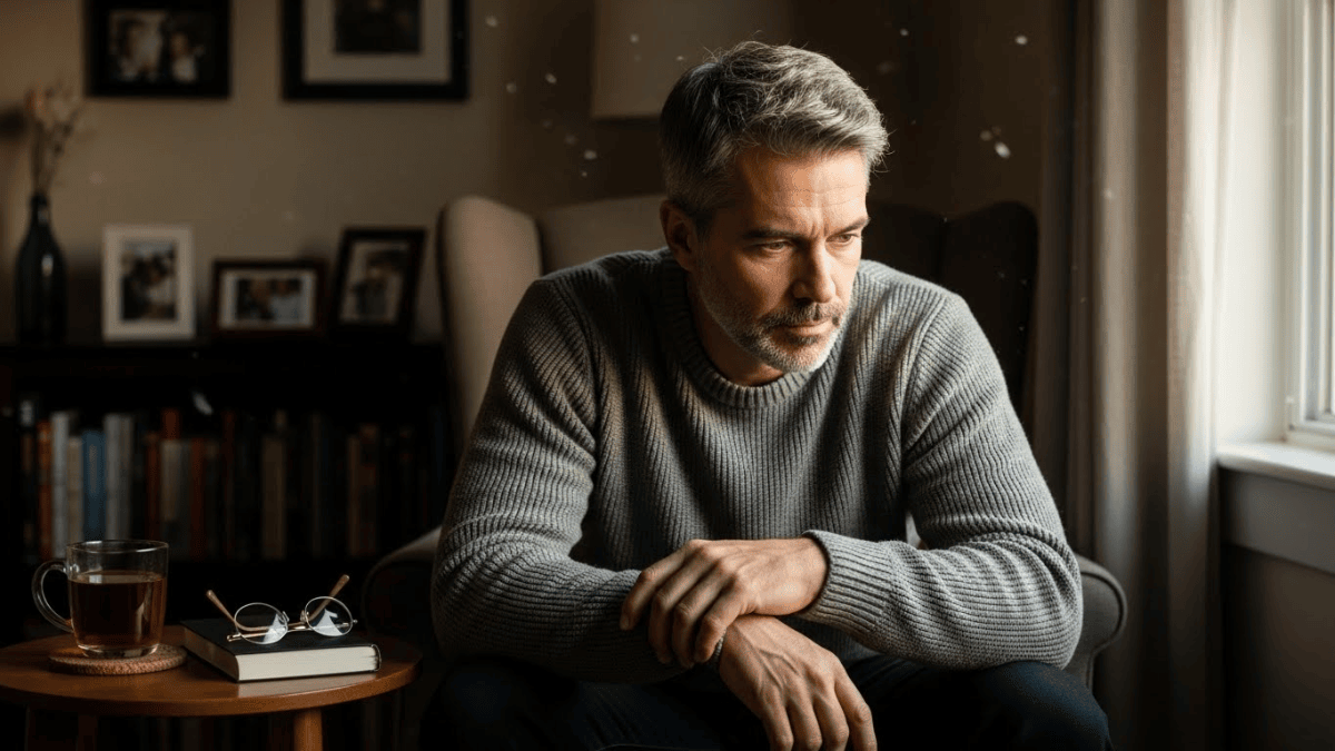 Reasons why a 45-year-old man avoids talking about his feelings and ...