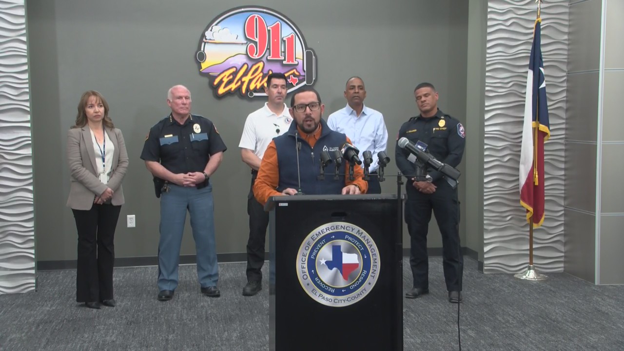 El Paso Water holds press conference on water main break
