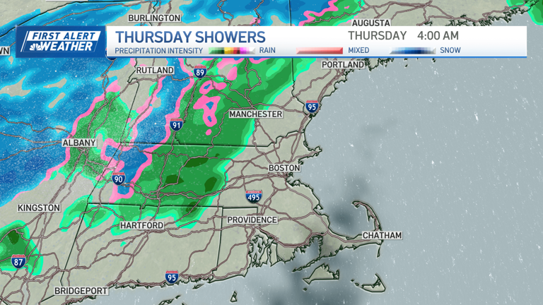 Tracking a storm that could bring snow to Massachusetts later this week