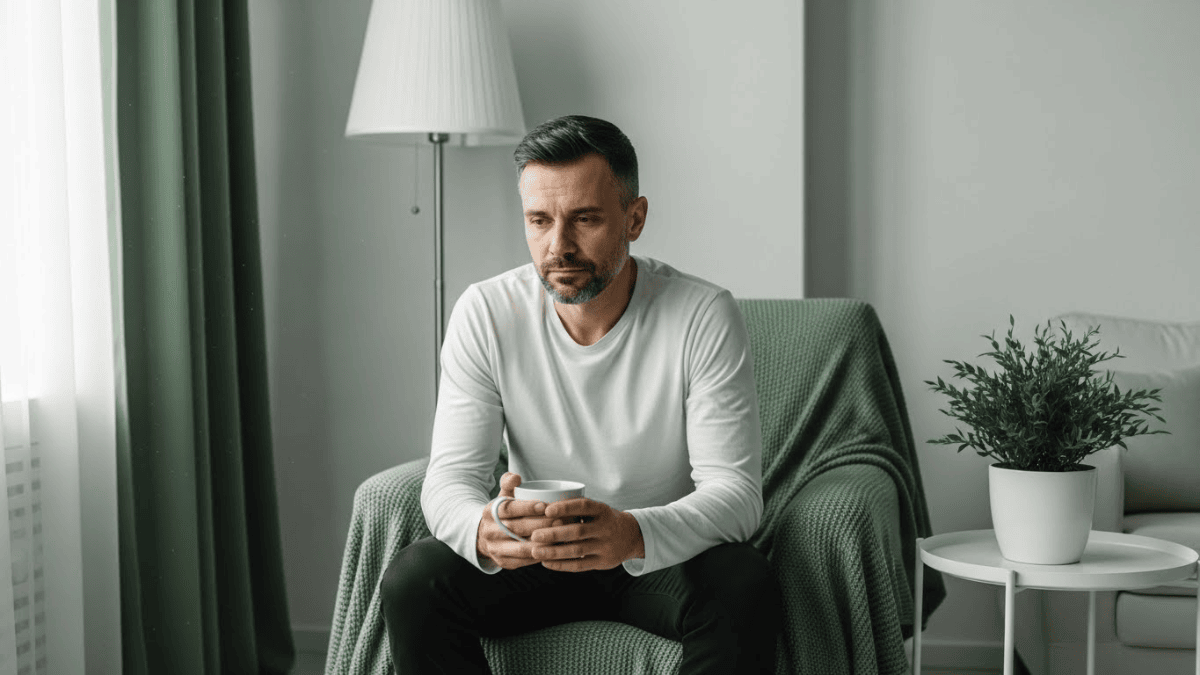 Reasons why a 45-year-old man avoids talking about his feelings and ...