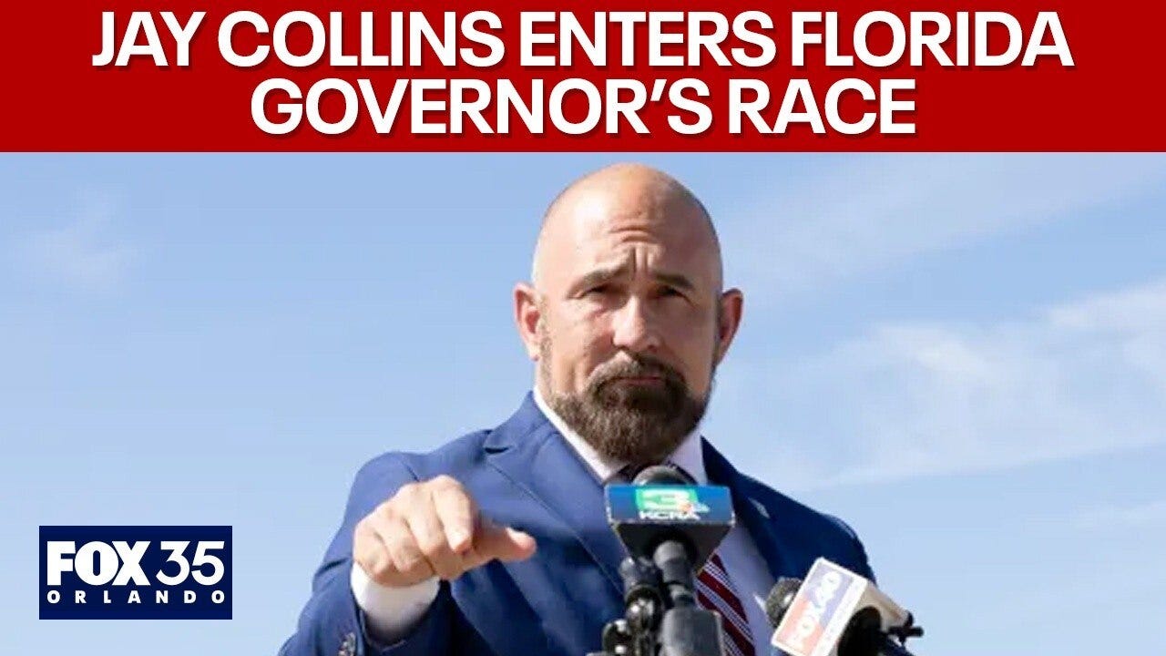 Breaking: Jay Collins enters 2026 Fla. governor's race