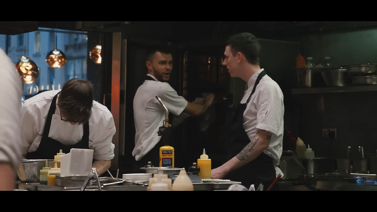 Inside a fine dining kitchen