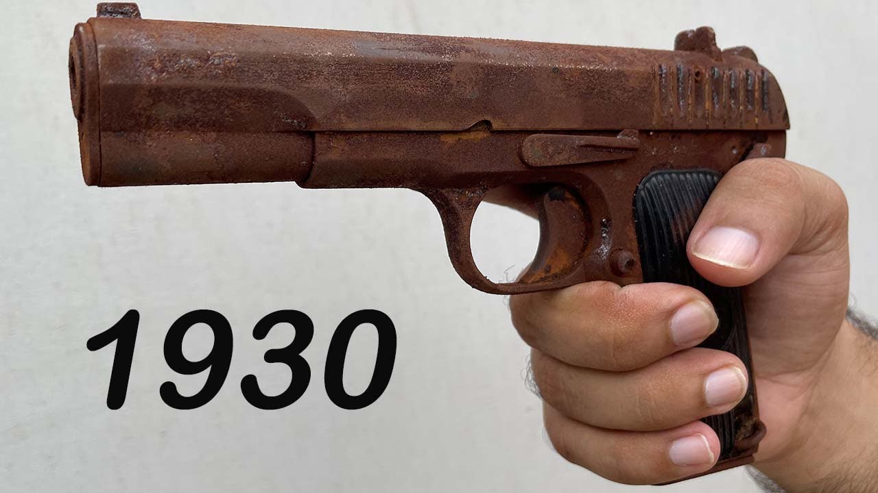 Gun restoration - rusted pistol restoration